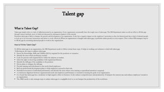 talent management (hrm) | PPTX