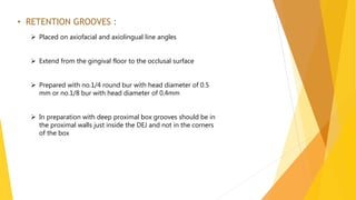 TOOTH PREPARATION FOR CLASS II AMALGAM RESTORATION | PPTX