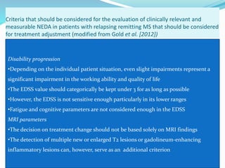 Switching therapy in Multiple sclerosis | PPTX