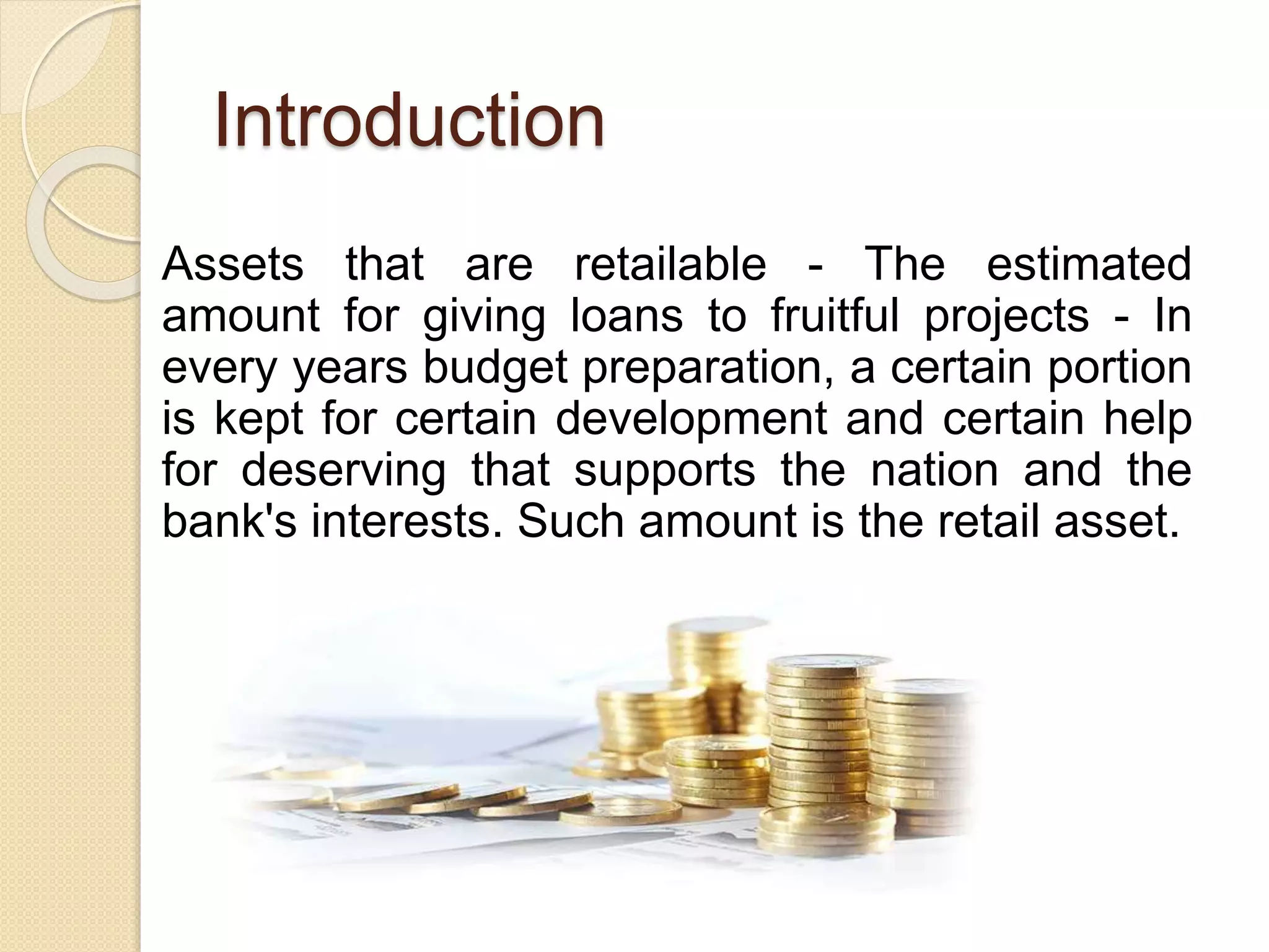 Retail asset products of bank of baroda | PPTX