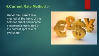 Foreign Exchange Exposure - Meaning and Methods | PPT