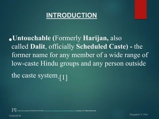 Gandhi And Harijan | PPTX