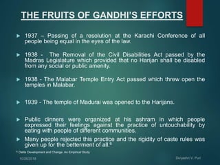 Gandhi And Harijan | PPTX