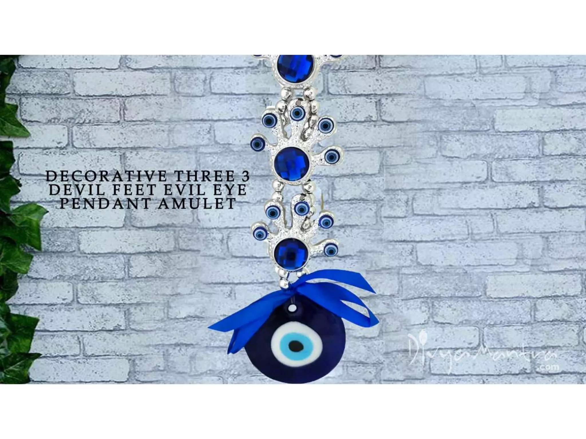 Divya mantra decorative three 3 devil feet evil eye pendant amule | PPTX