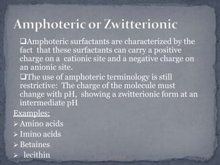 surfactant m pharmacy notes scop satara | PPT
