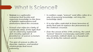 Science and Technology | PPTX | Chemistry | Science