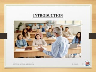 Lecture Method in Nursing Education | PPTX