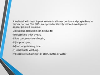 Peripheral blood smear pathology........... | PPTX