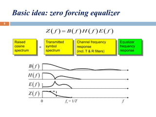 linear equalizer and turbo equalizer | PPTX | Digital Audio | Computer Software and Applications