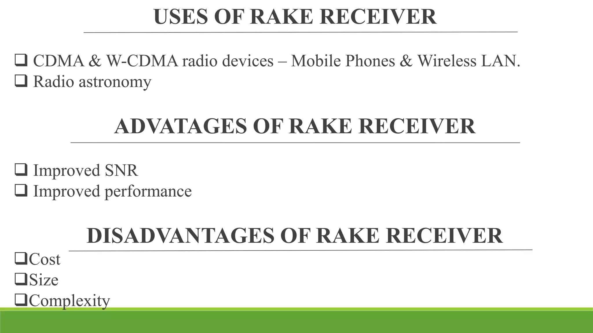 rake reciever ppt | PPTX