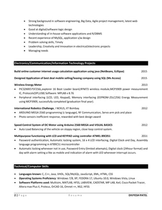 Divyesh resume it&tech | PDF