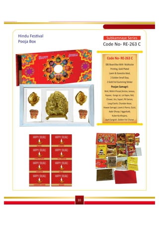 Divine Prosperity Diwali Box: Lakshmi & Ganesh Murti Set | PDF