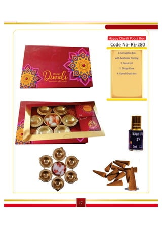 Divine Prosperity Diwali Box: Lakshmi & Ganesh Murti Set | PDF