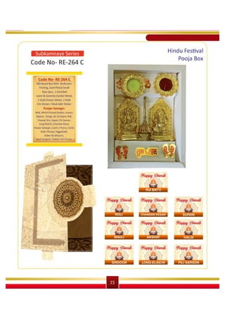 Divine Prosperity Diwali Box: Lakshmi & Ganesh Murti Set | PDF