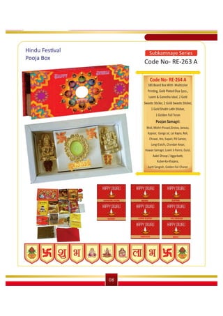 Divine Prosperity Diwali Box: Lakshmi & Ganesh Murti Set | PDF