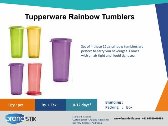 Diwali Gifting Options - Tupperware | PDF