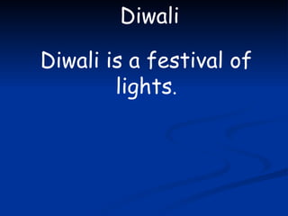 Diwali powerpoint | PPT
