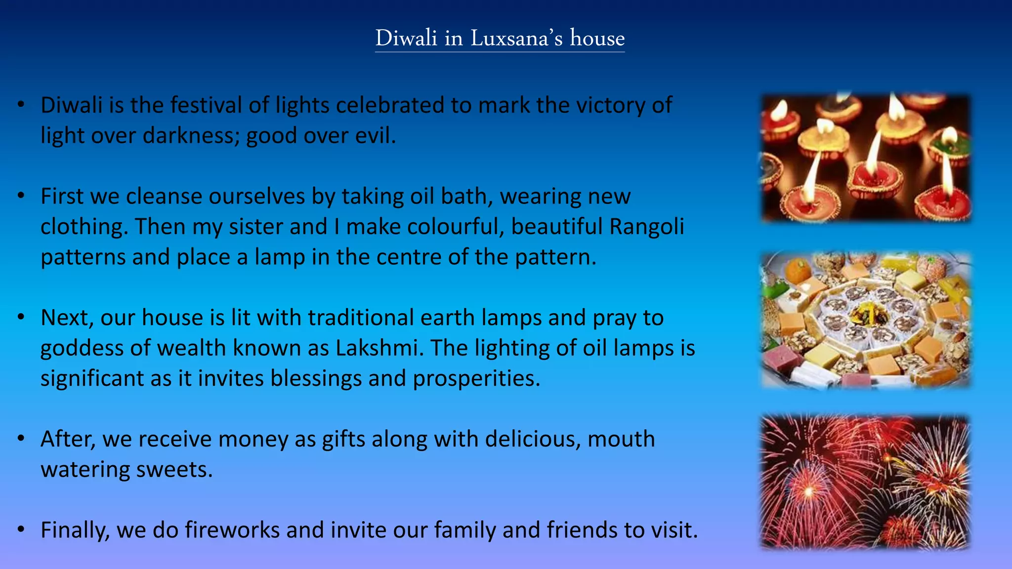 Diwali presentation | PPT