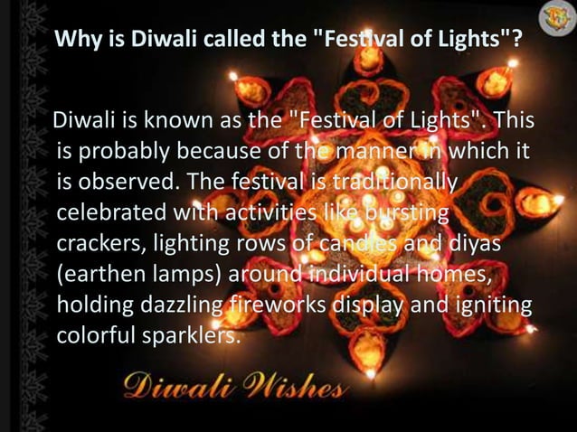 presentation on diwali by shweta | PPSX | National & Civic Holidays ...