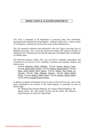 Diwan Alma Rishaia Zuta - Mandaic | PDF | Religion & Spirituality