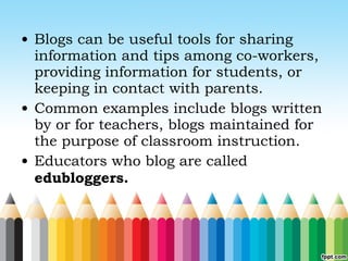 Blogging in Education | PPT