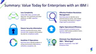 Ironstream for IBM i - Enabling Splunk Insight into Key Security and ...