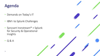 How to Get IBM i Security and Operational Insights with Splunk | PPT