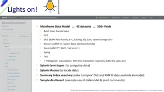 Using a Data Model to Bridge the Mainframe-Splunk Knowledge Gap | PPT