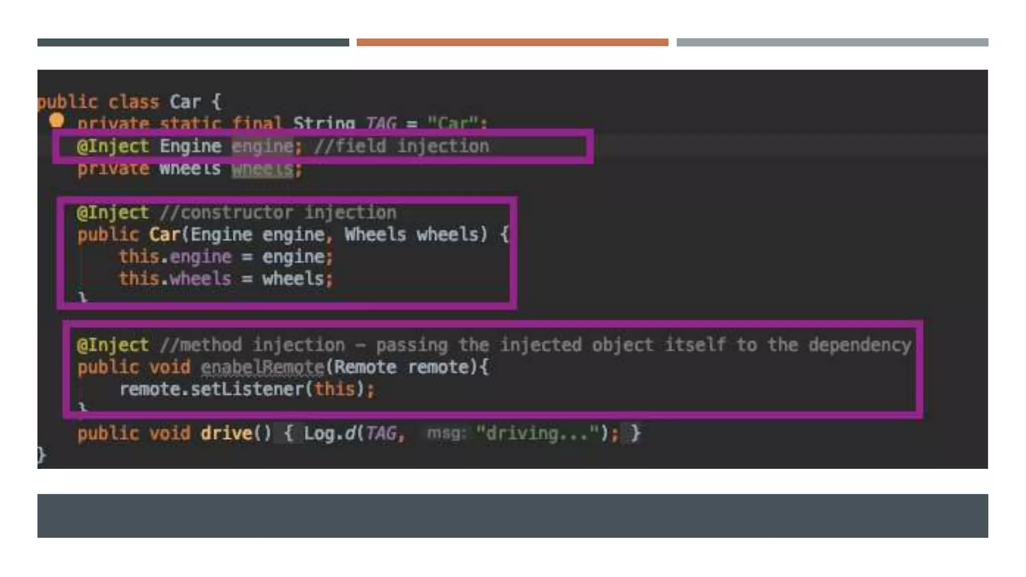 Di with dagger2 in android | PPTX