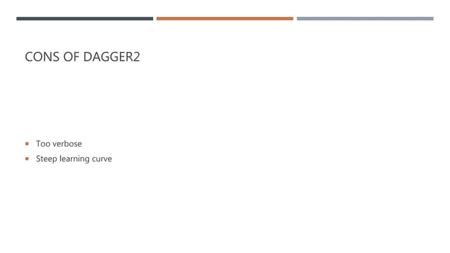Di with dagger2 in android | PPTX