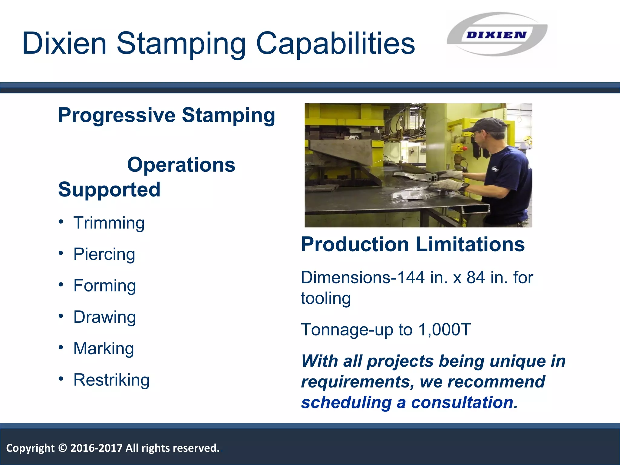 What is progressive stamping? | PPT