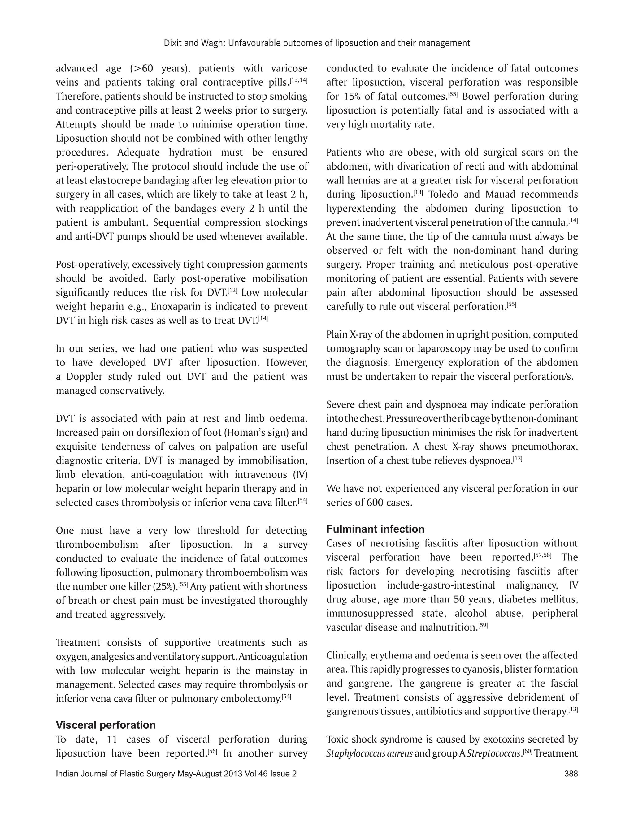 complications of liposuction powerpoint presentation | PDF
