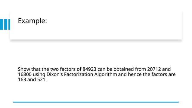 Learning Algorithm Of Dixon Factorization Methodpptx 0354