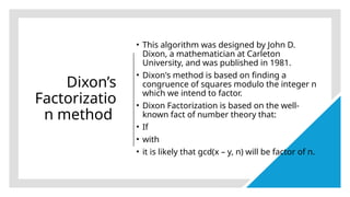 Learning algorithm of Dixon Factorization method.pptx