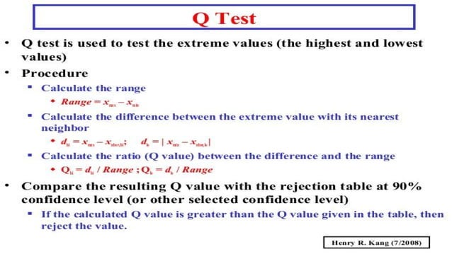 Dixon Q-Test For Outliers : How to Test for Identifying Outliers in R ...