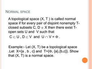 Urysohn's lemma | PPTX