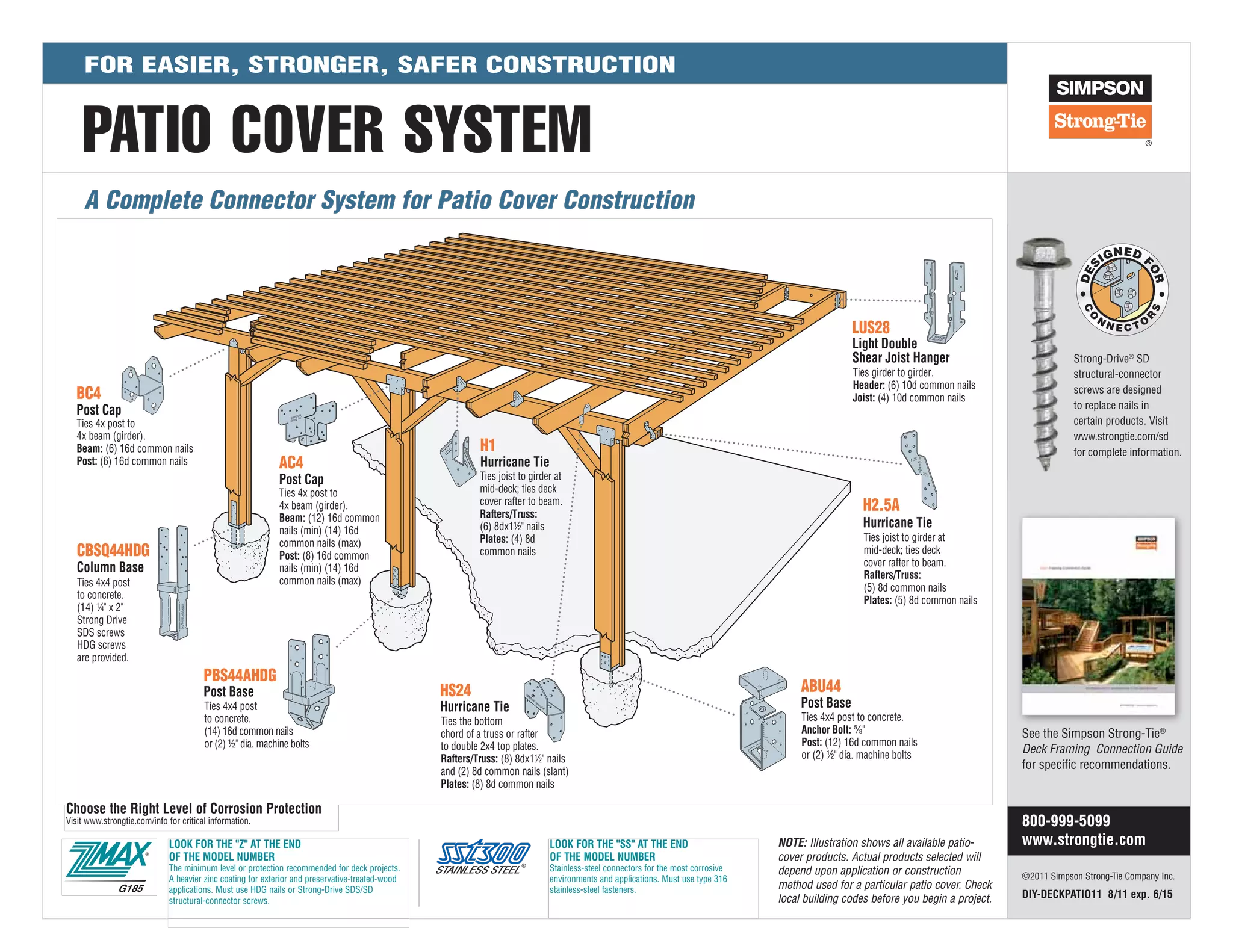 Simpson Strongtie Deck and Patio System | PDF