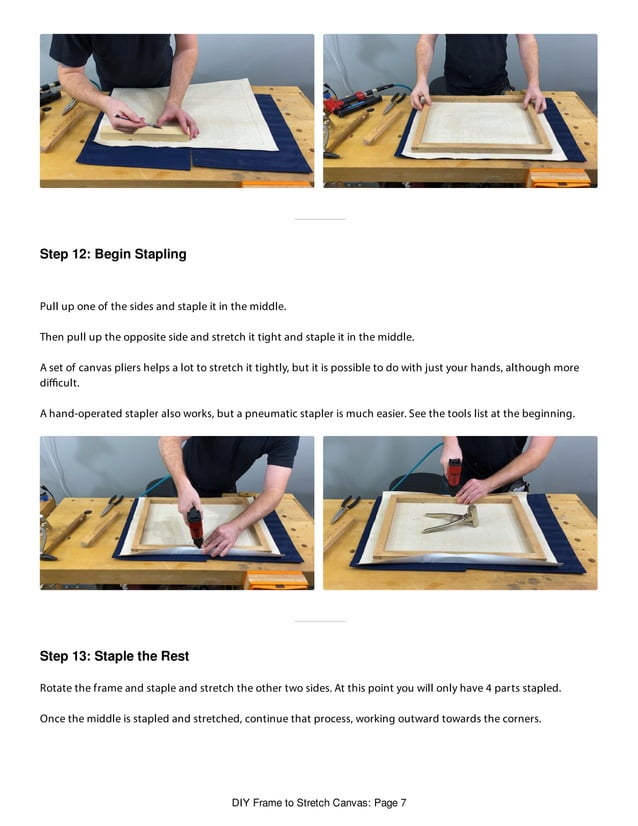Diy frame to stretch canvas | PDF