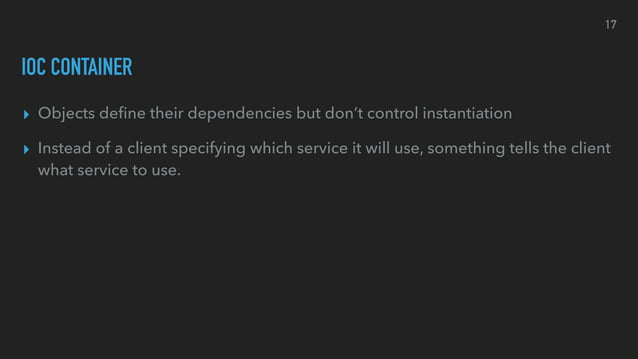 IoC container from scratch | PPT