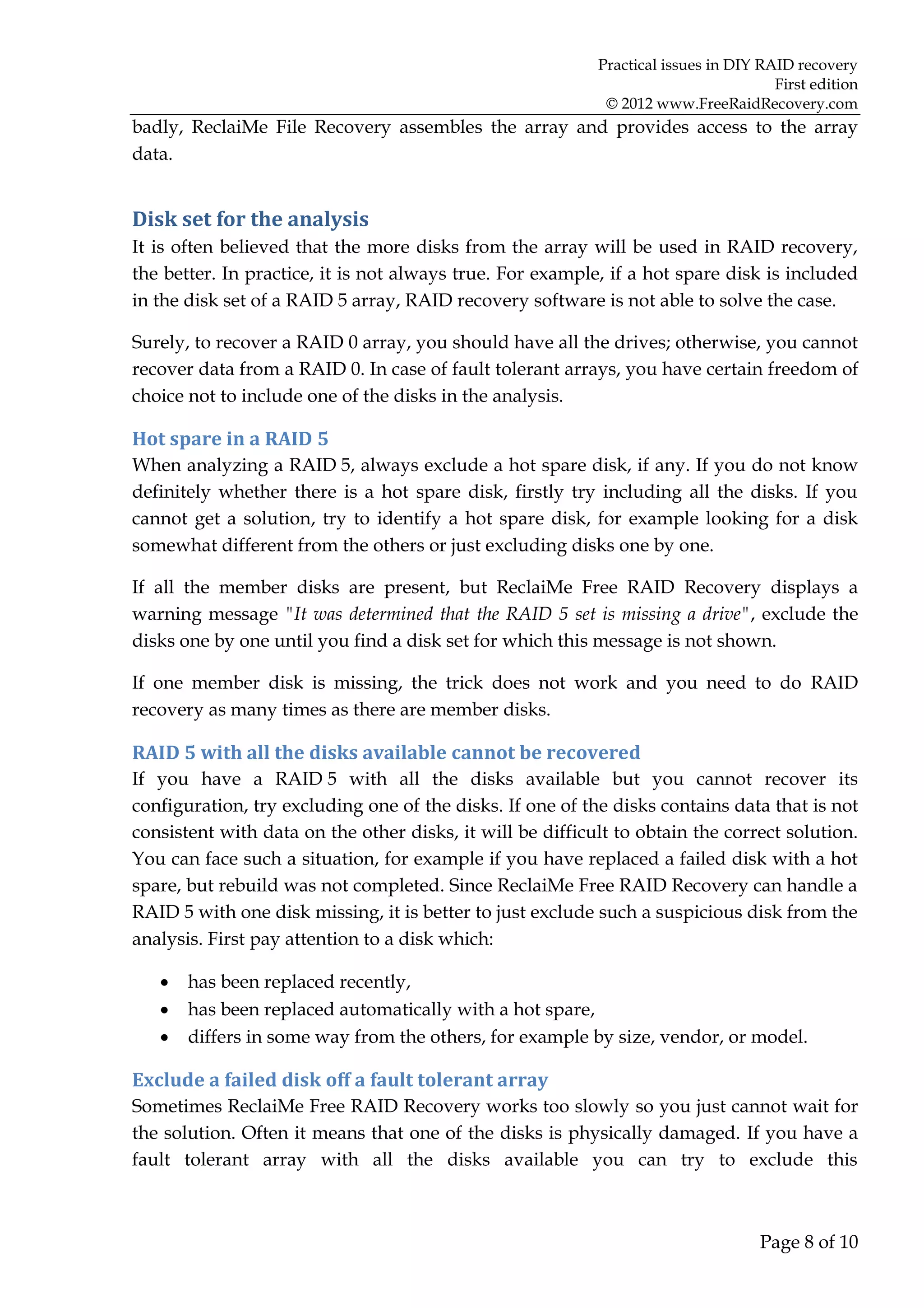 Diy raid-recovery | PDF | Computing | Technology & Computing