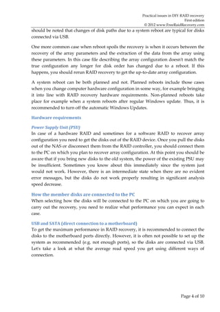 Diy raid-recovery | PDF | Computing | Technology & Computing