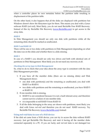 Diy raid-recovery | PDF | Computing | Technology & Computing