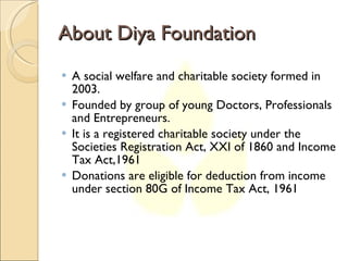 Diya Foundation | PPT