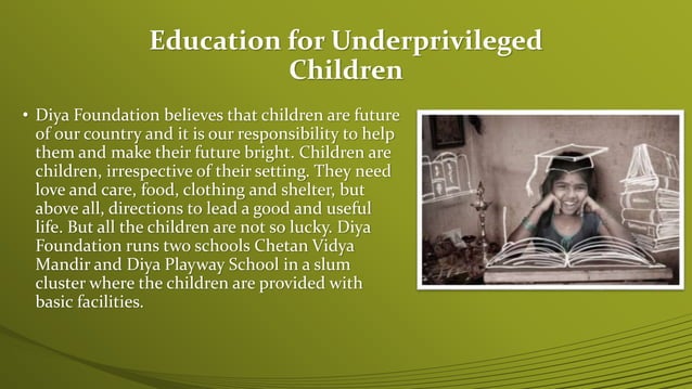Diya Foundation: Care of Childrens | PPT Diya Foundation: Care of Childrens | PPT