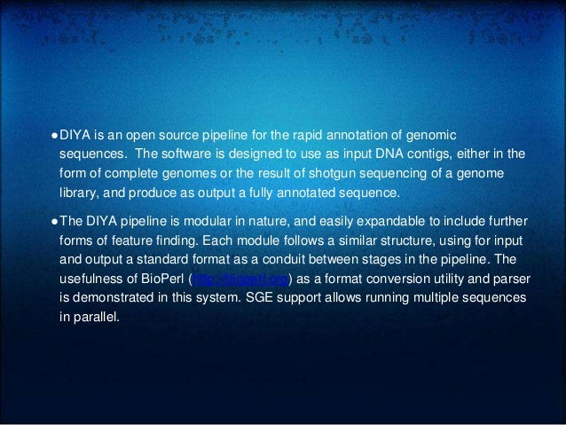 DIYA: An annotation pipeline for any genomics lab