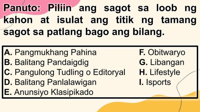 Diyaryo o Pahayagan | PPTX