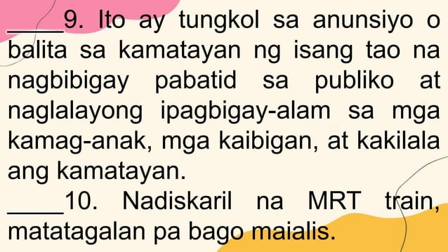 Diyaryo o Pahayagan | PPTX