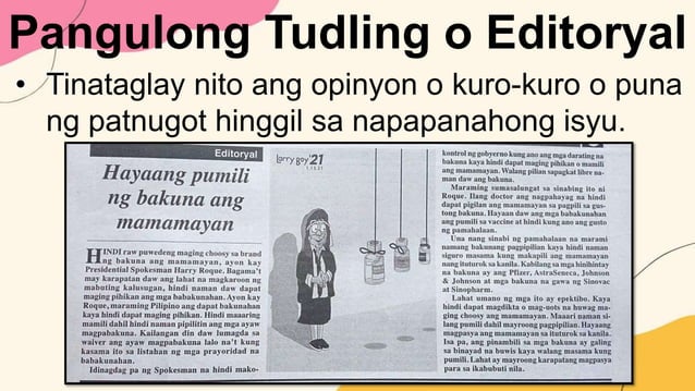 Diyaryo o Pahayagan | PPTX