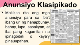 Diyaryo o Pahayagan | PPTX