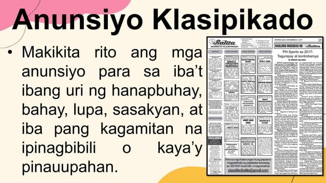 Diyaryo o Pahayagan | PPTX